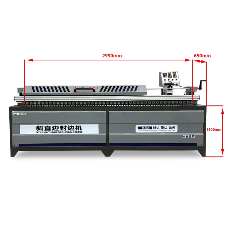 DW3000 45 degree oblique straight edge banding machine